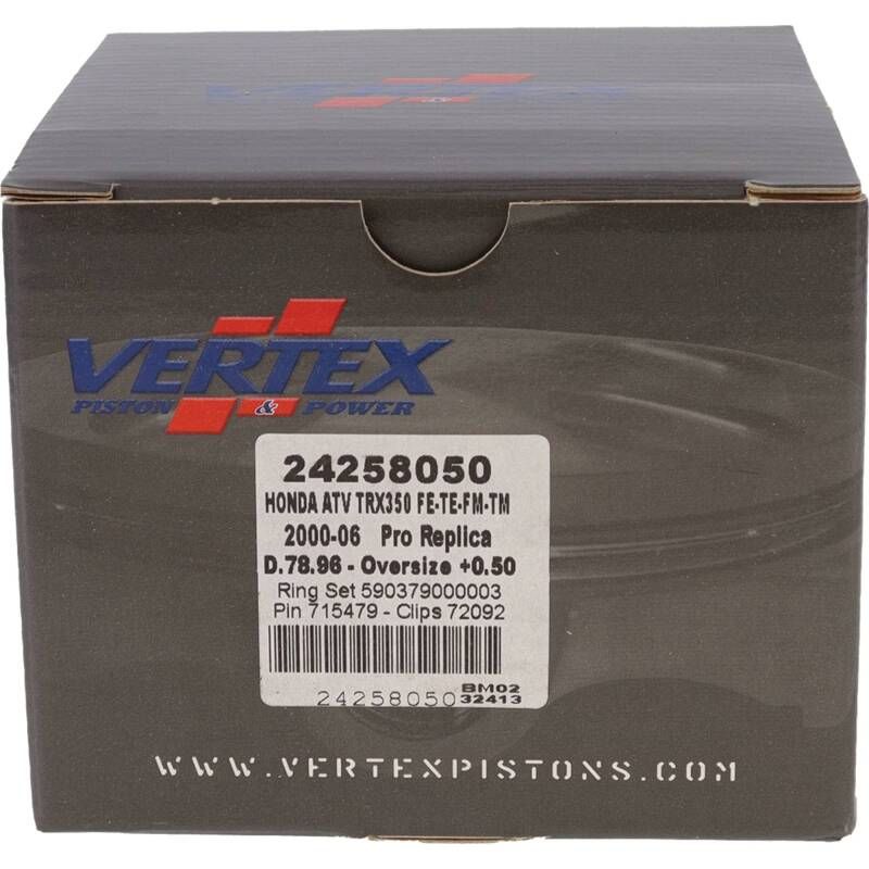24258050 Vertex Pistons Forged Replica Piston Kit | Tunersports.com